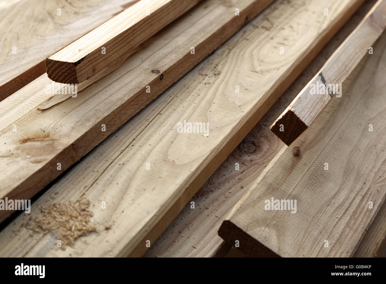 A stack of boards Stock Photo - Alamy