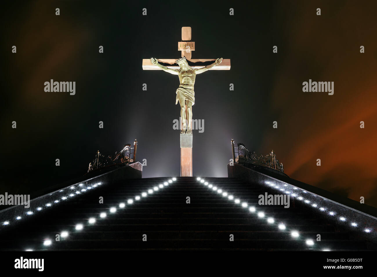 Statue of the crucifixion Stock Photo - Alamy