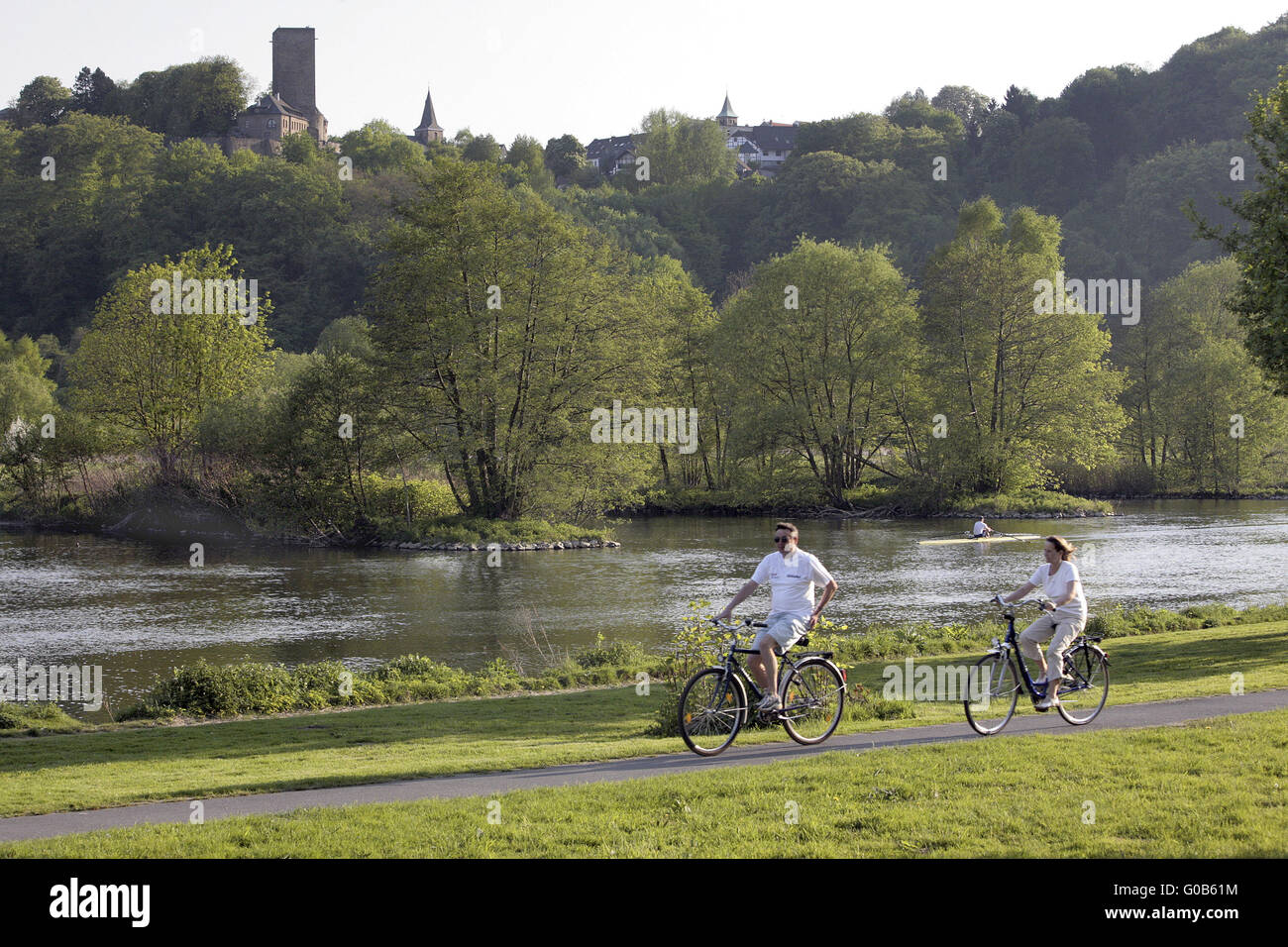 Ruhrtal cycle route hi-res stock photography and images - Alamy