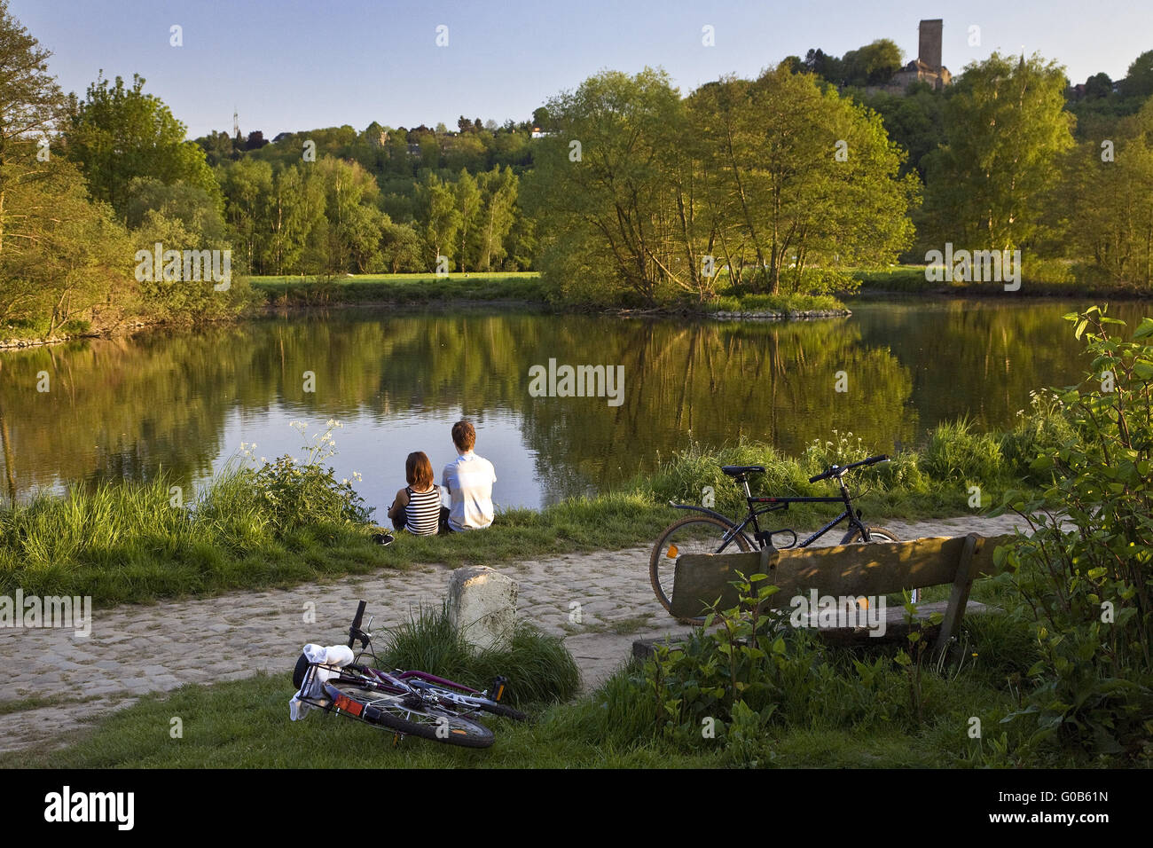 Ruhrtal cycle route hi-res stock photography and images - Alamy