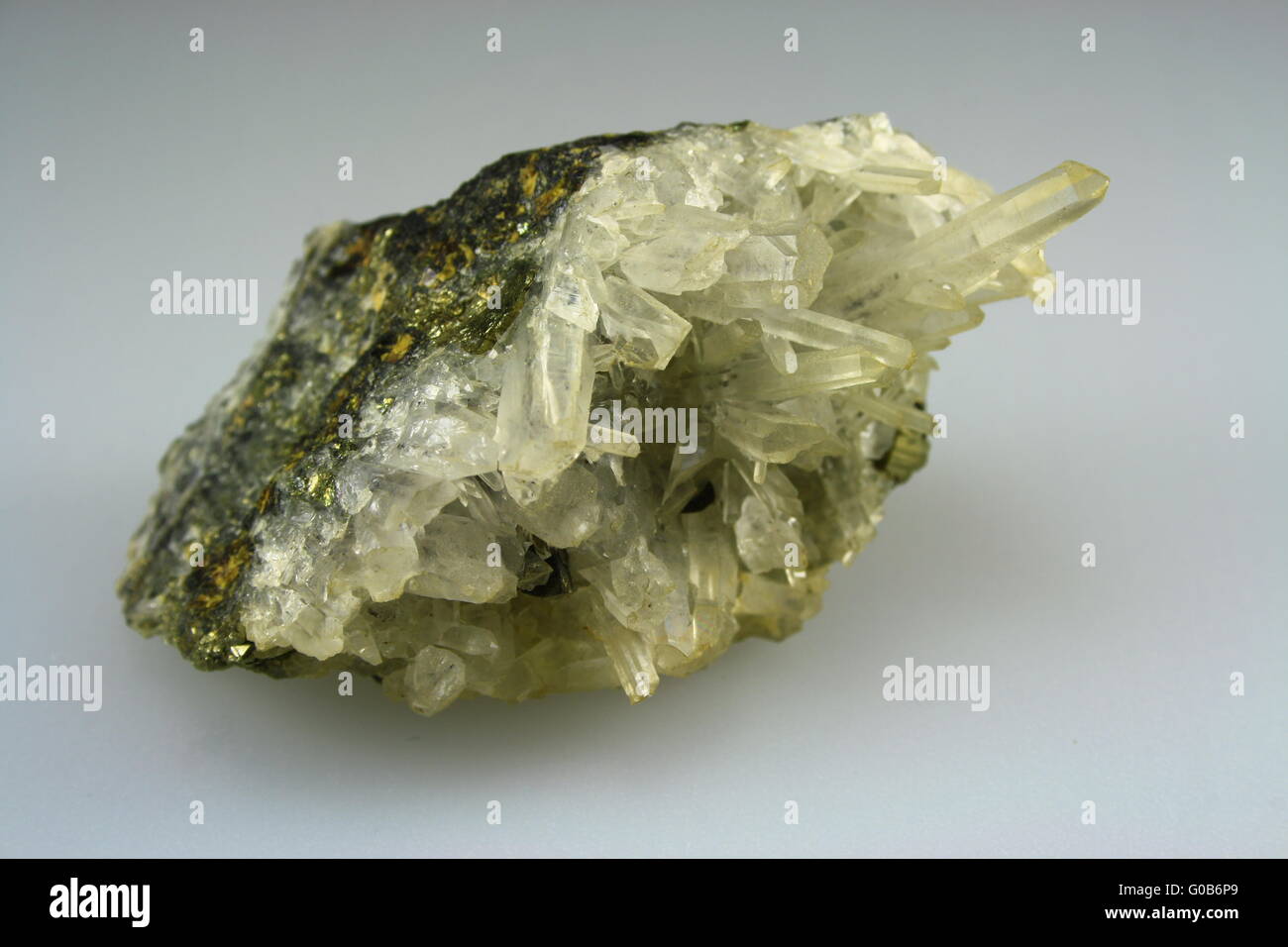 Calcite,calc-spar crystal from the alps Stock Photo - Alamy