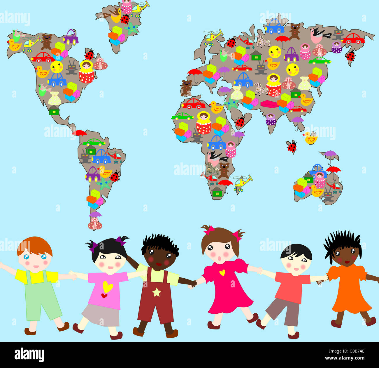 Different Races Children High Resolution Stock Photography and Images ...