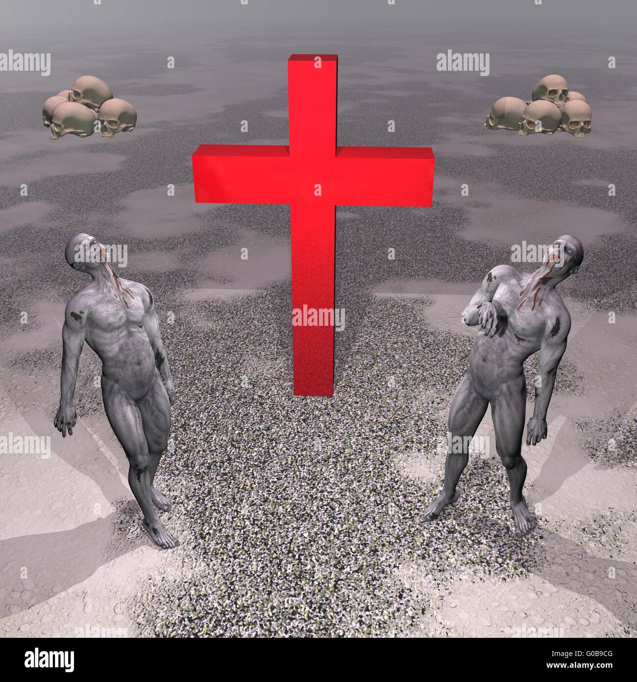 Grey zombie hi-res stock photography and images - Alamy