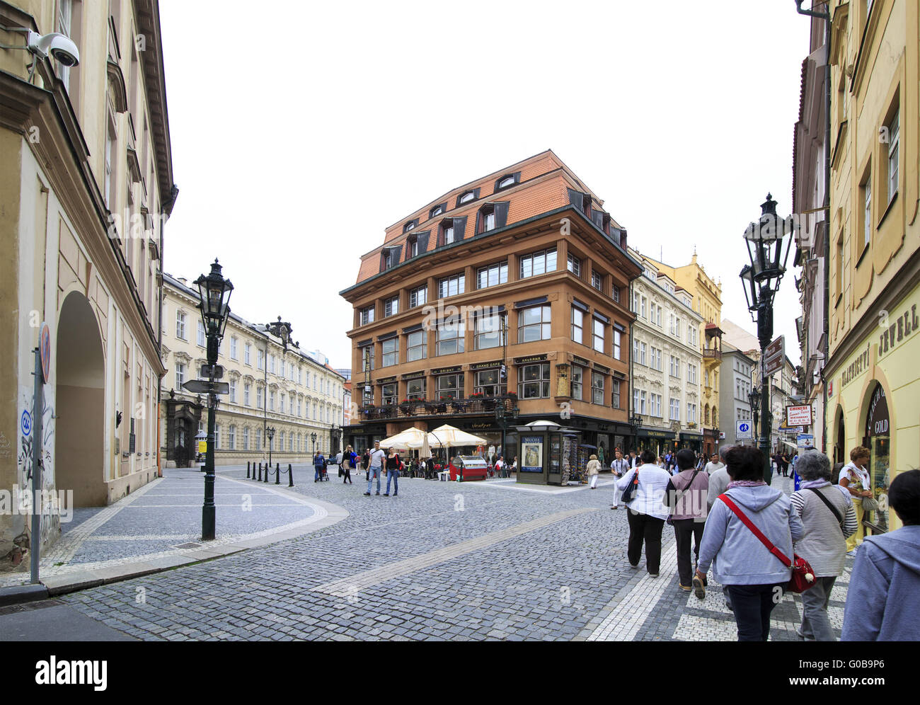 Architecture in the historical centre of Prague Stock Photo - Alamy