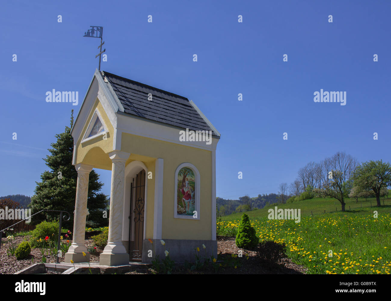 Typical chapel from the lavant valley hi-res stock photography and ...