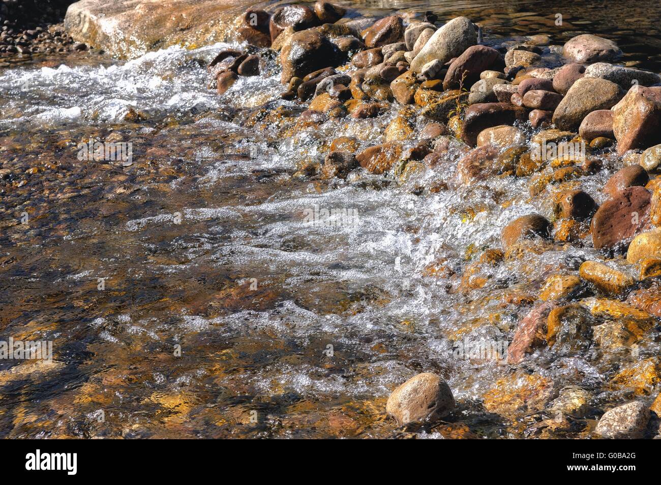 jammed and yet permeable to the stone embankment Stock Photo - Alamy
