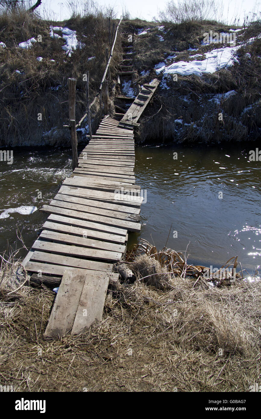 Stream small bridge in hi-res stock photography and images - Alamy