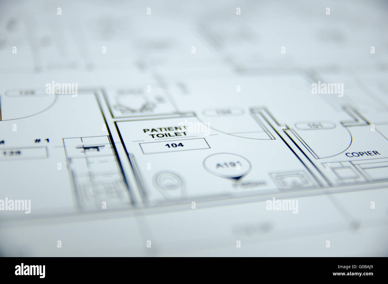 architectural drawing project design background Stock Photo - Alamy