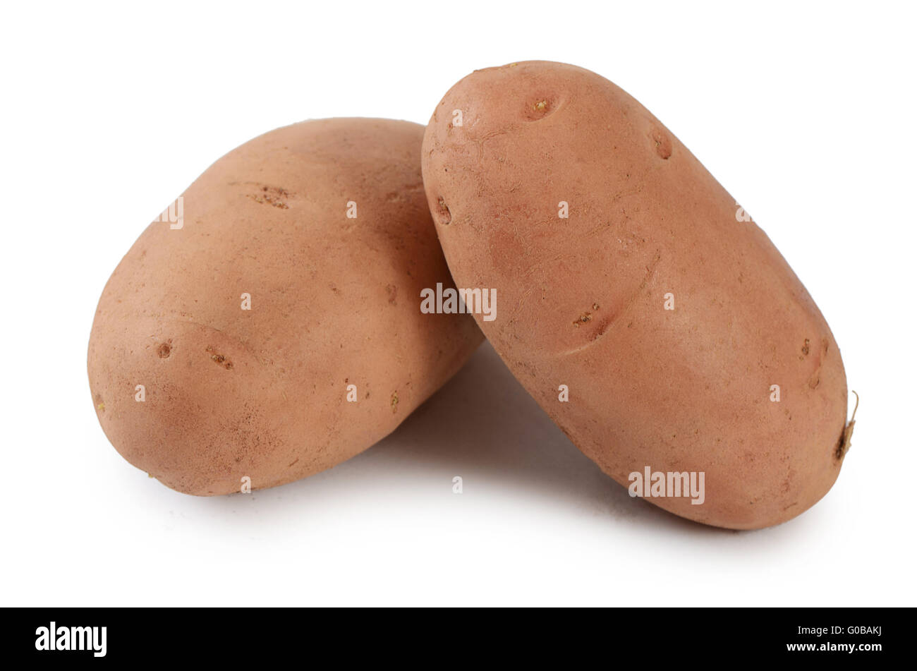 Fresh potato close up isolated on white background Stock Photo - Alamy