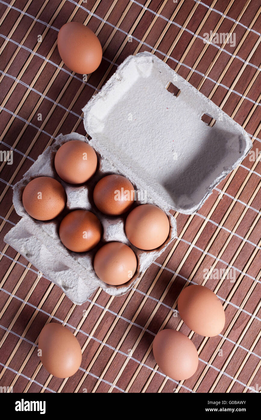 Composition of many eggs in the kitchen Stock Photo - Alamy