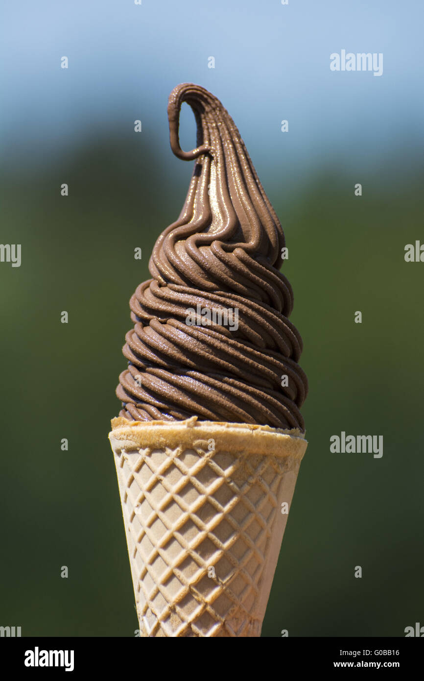 Soft Ice Cream Stock Photo - Alamy