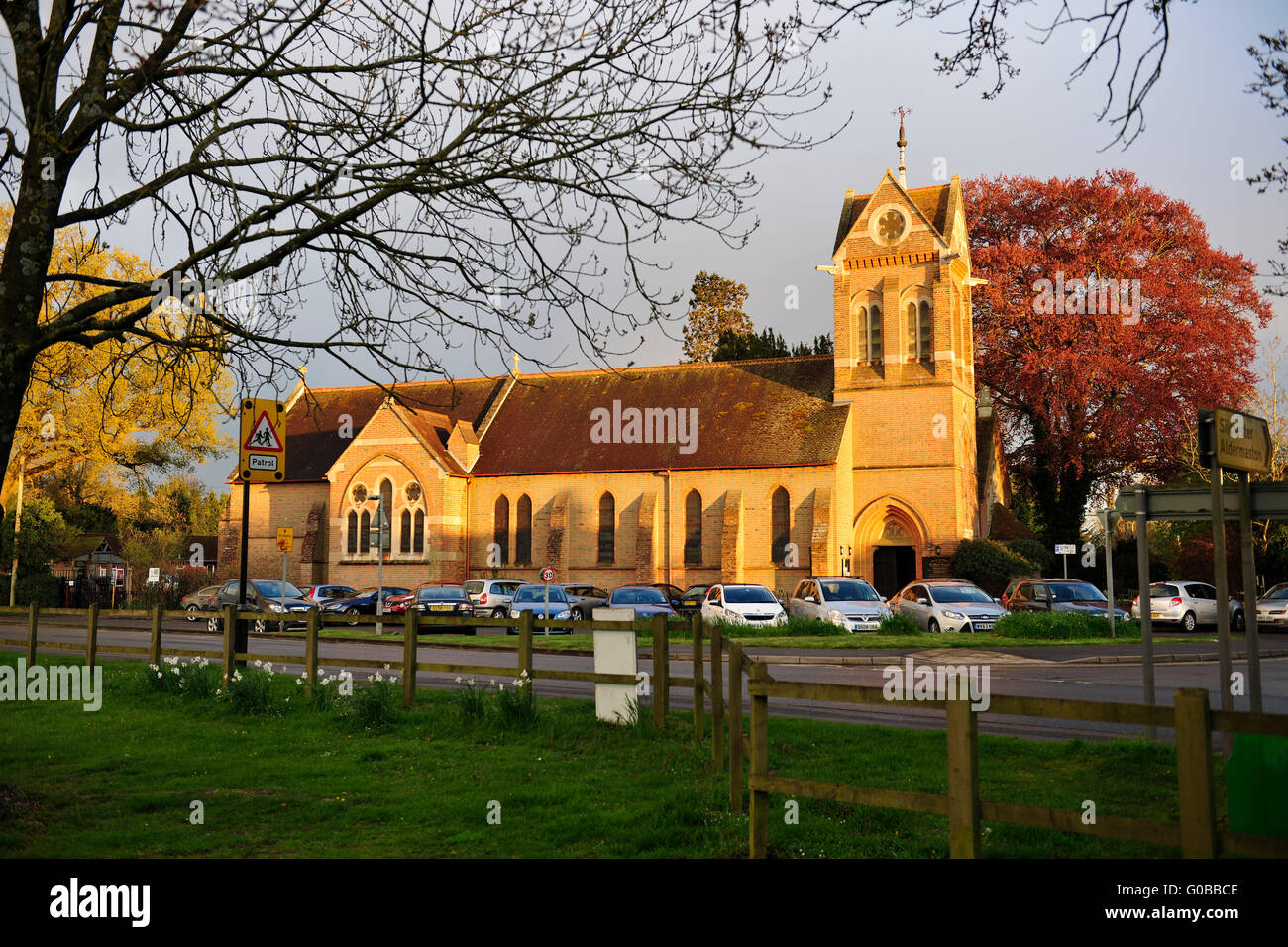 St. John's Church, Mortimer Common, Reading, Berkshire, England Stock ...