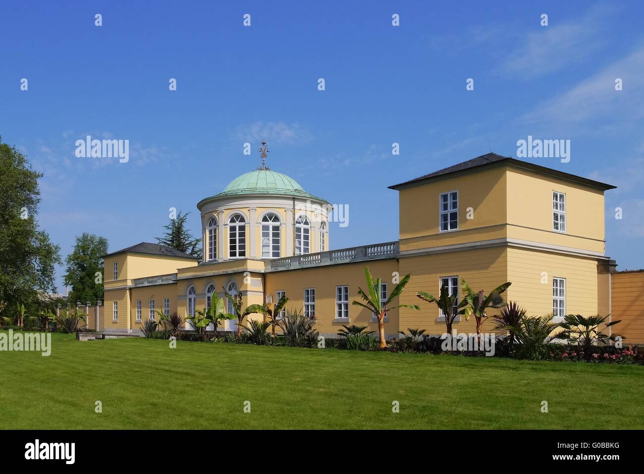 Hanover - Library Pavilion on the Berggarten Stock Photo - Alamy