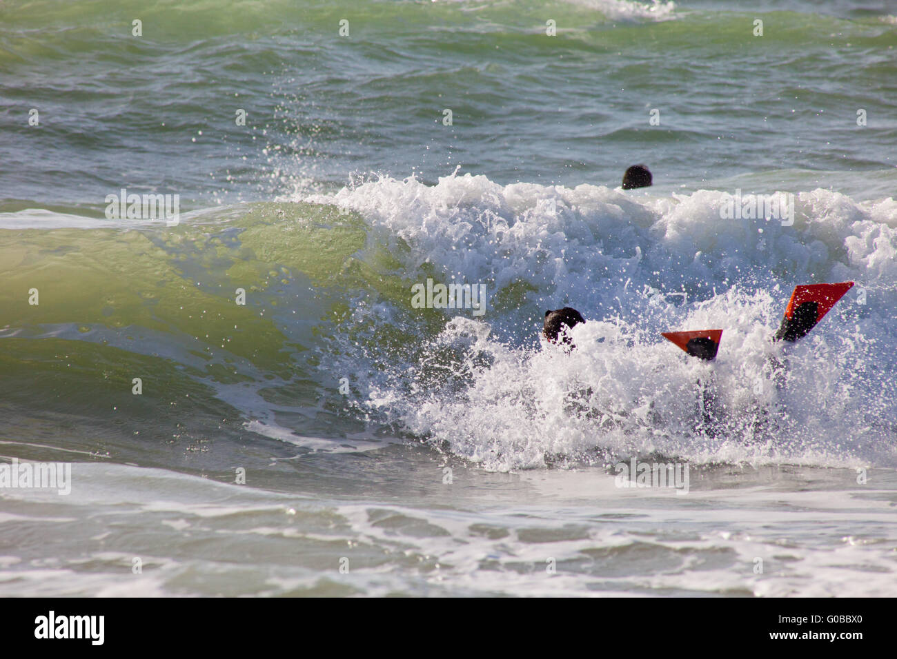 Bodyboader on 2nd Championship Impoxibol, 2011 Stock Photo - Alamy