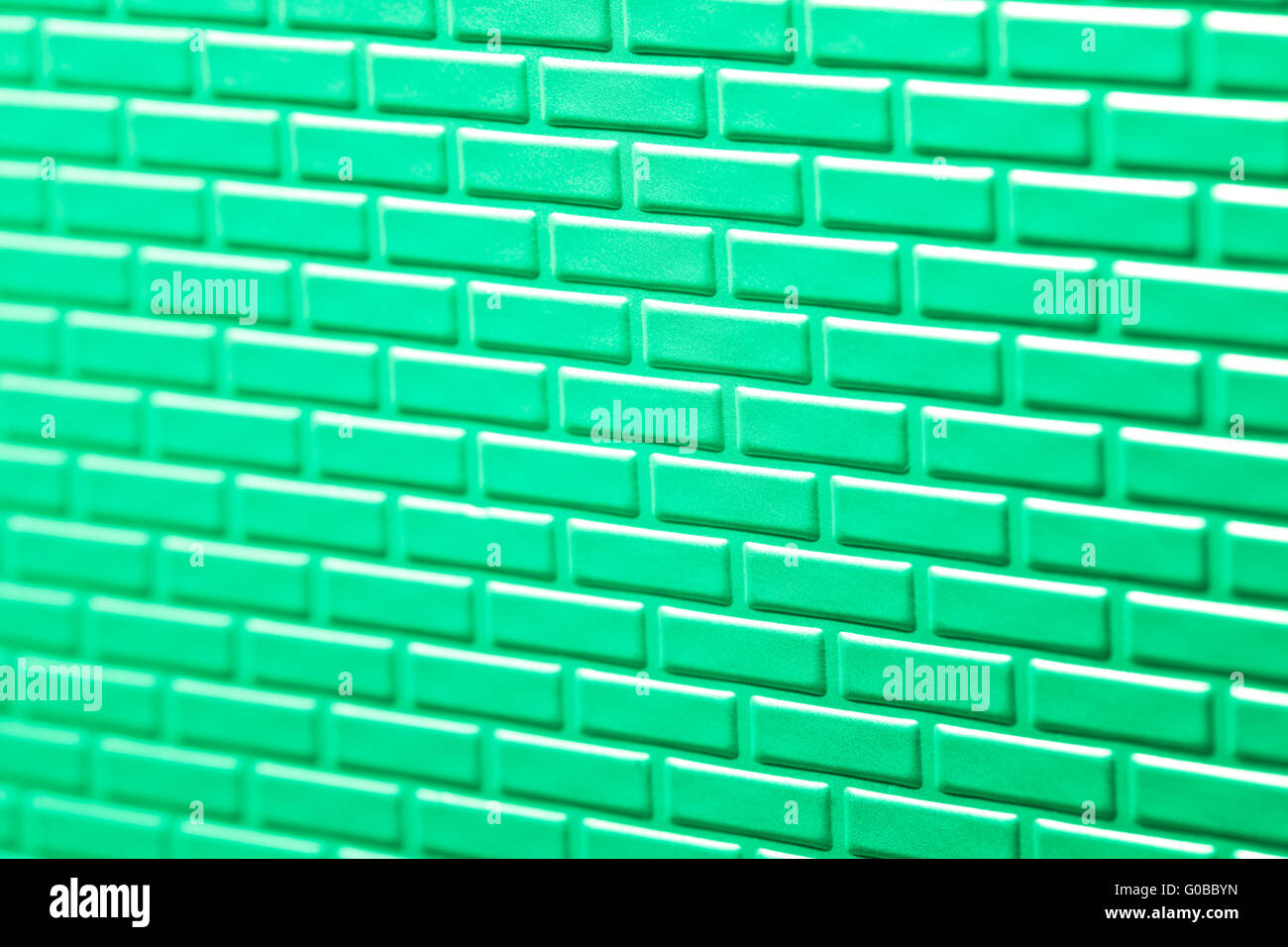 Wall of metallic bricks Stock Photo - Alamy
