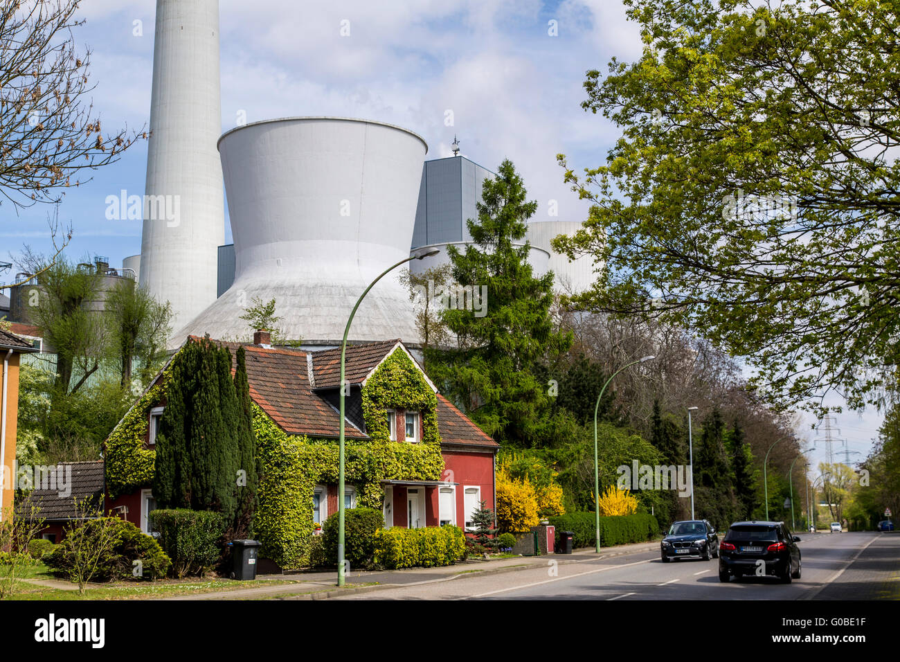 STEAG power plant, coal fired power plant in Herne, Germany Stock Photo ...