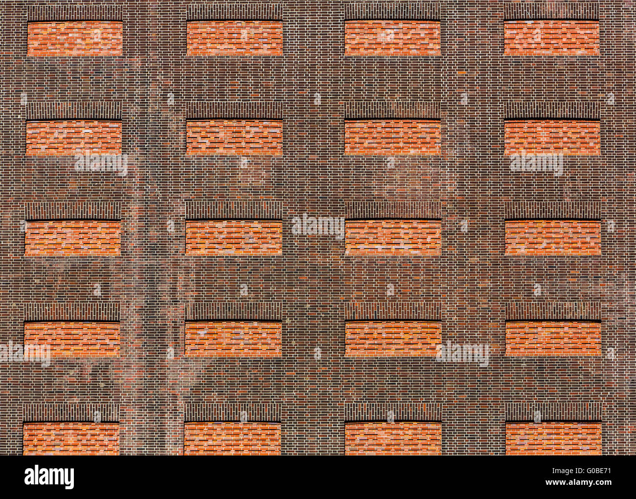 Red brick warehouse wall windows hi-res stock photography and images ...