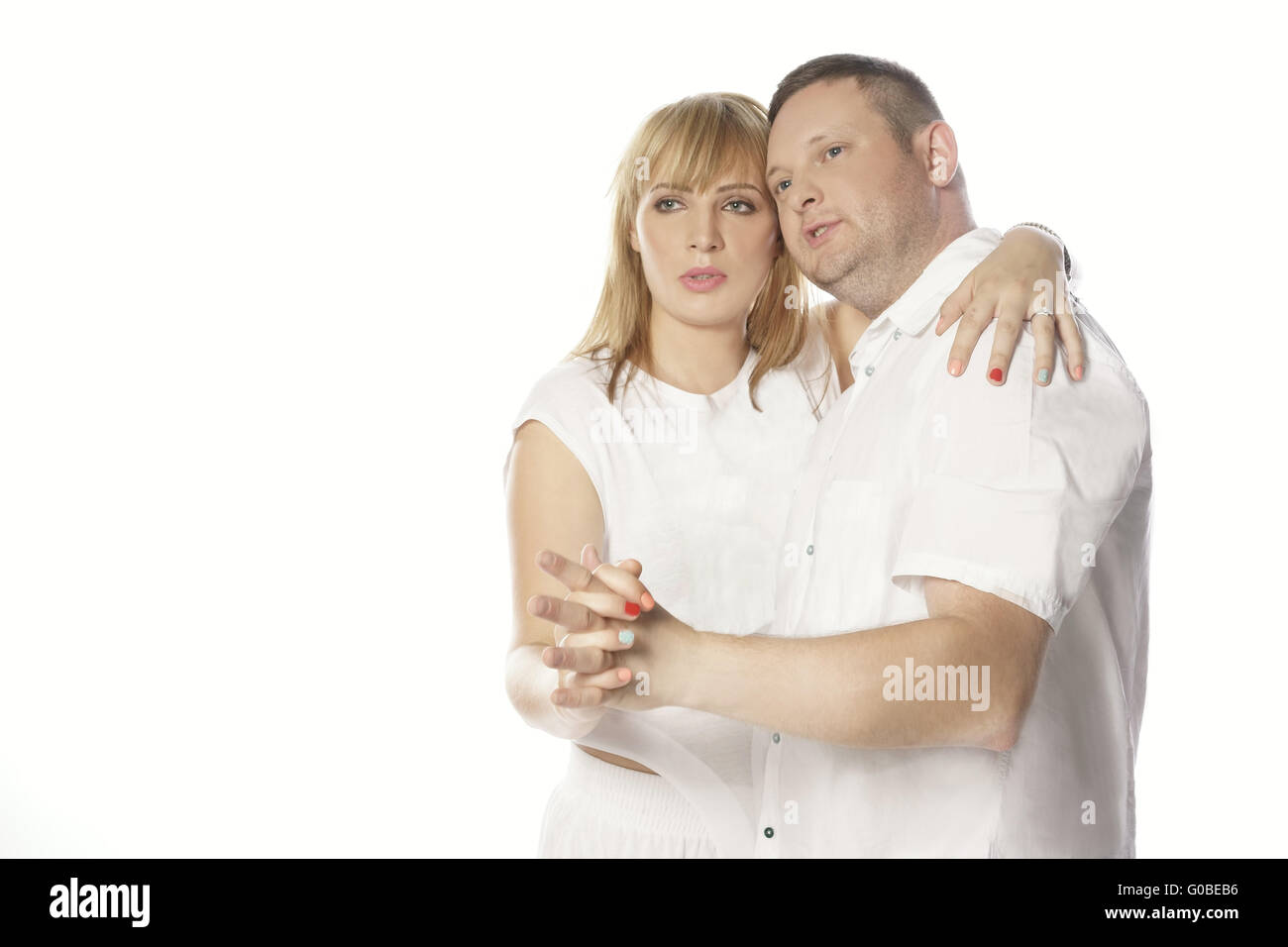 Romantic Couple Dancing Ball Room Stock Photo - Alamy