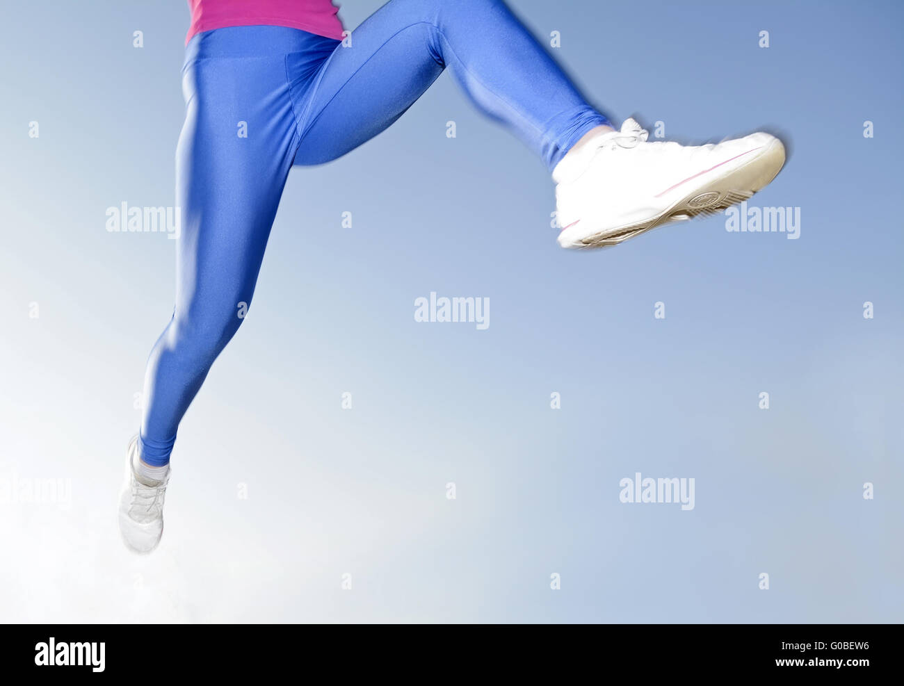 woman legs jogging Stock Photo - Alamy
