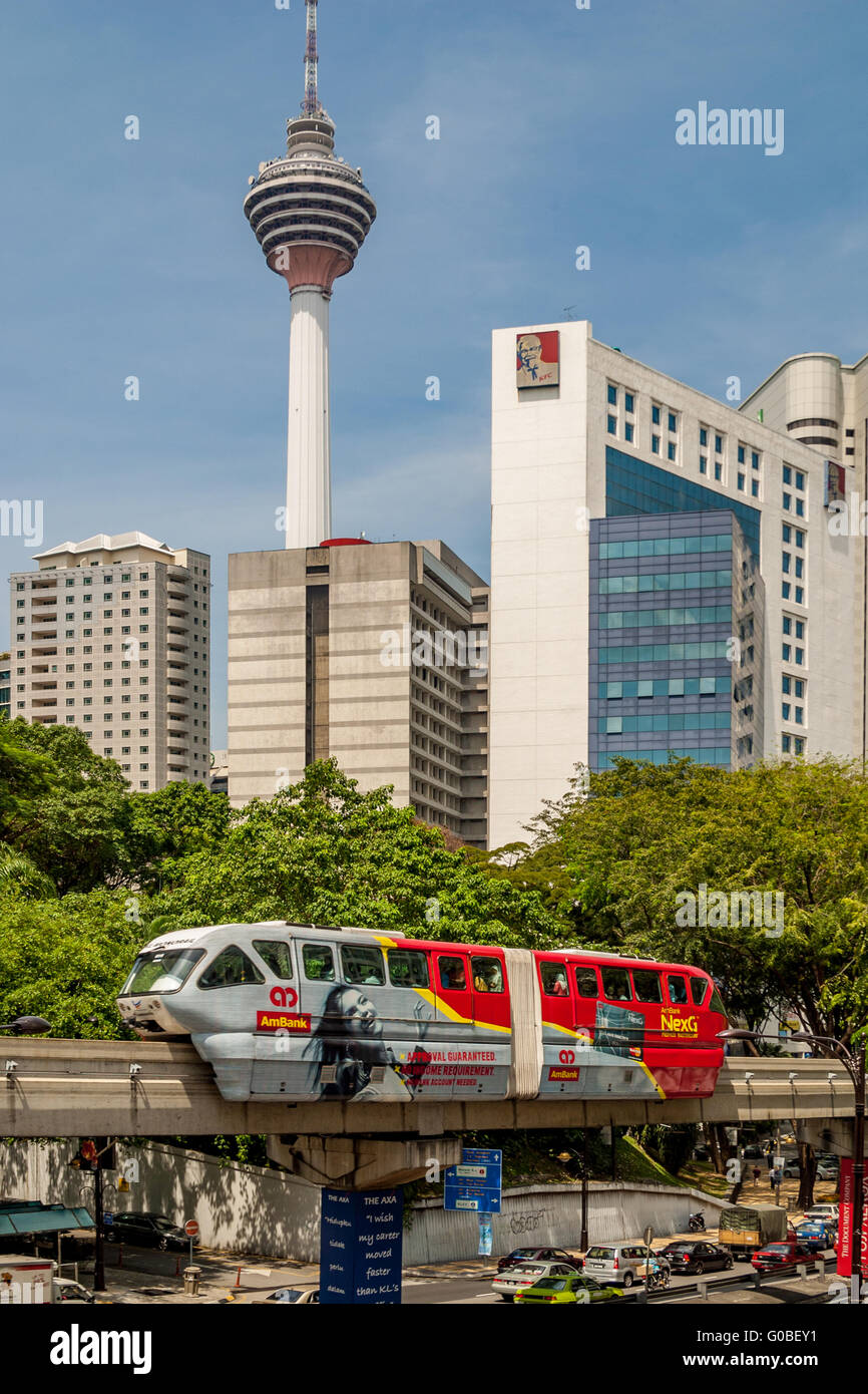 Malaysia Kuala Lumpur Monorail Stock Photo - Alamy