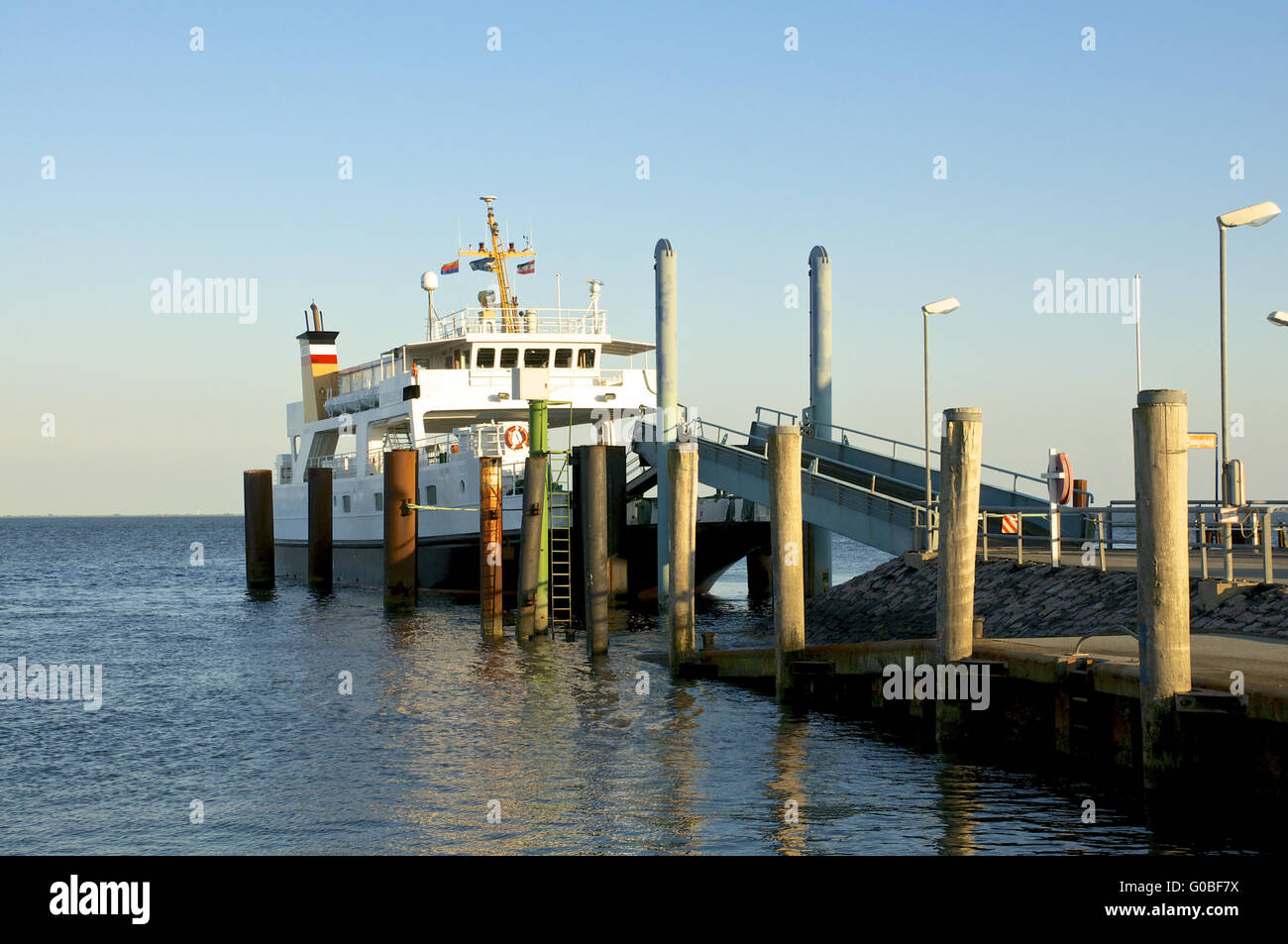 Timber ferry boat hi-res stock photography and images - Alamy