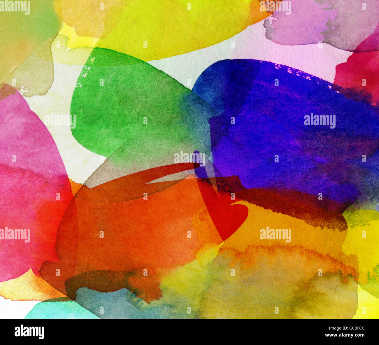 Orange watercolor textures hi-res stock photography and images - Alamy