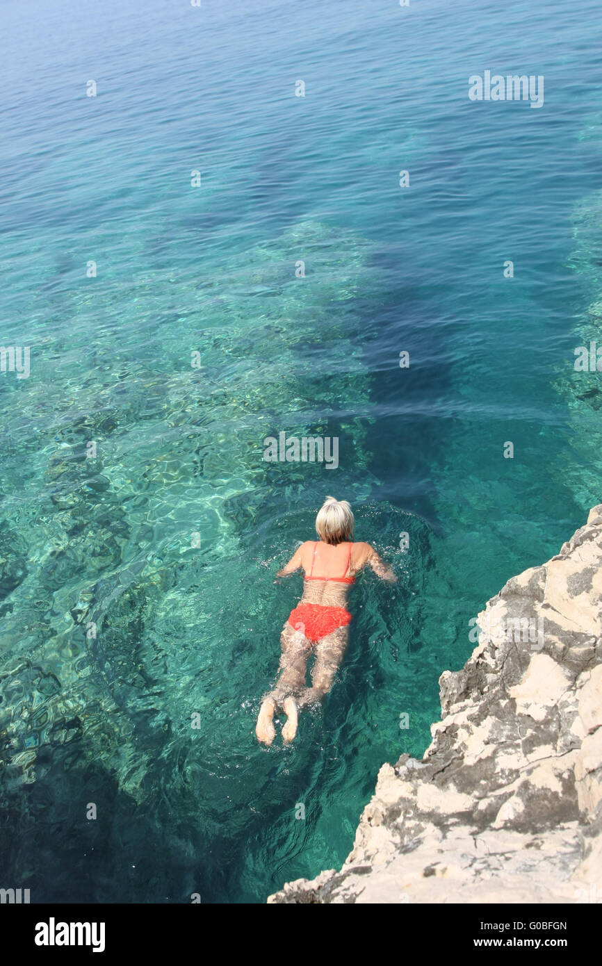 Entering the sea Stock Photo - Alamy