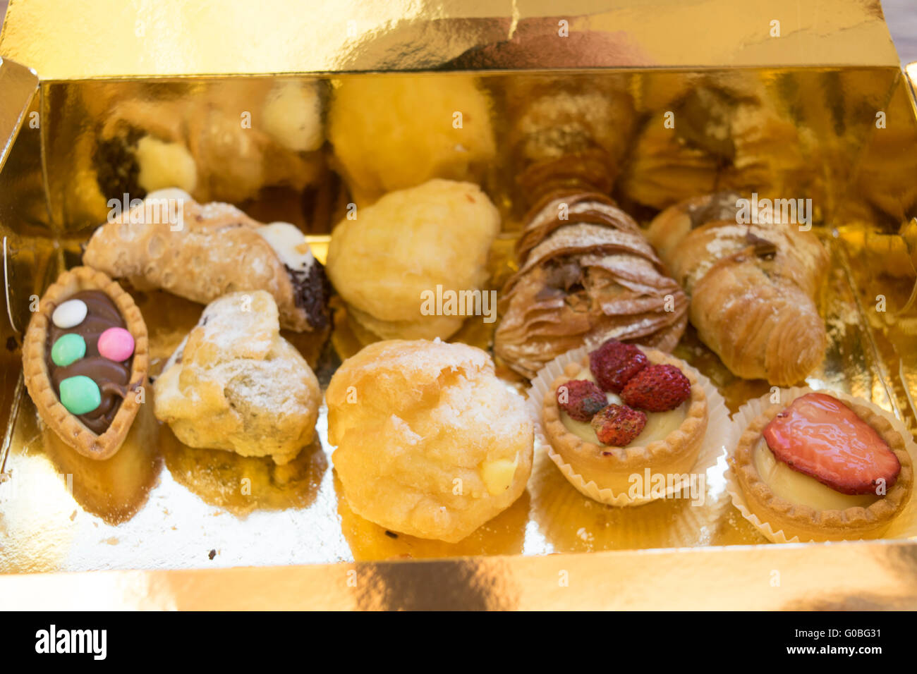 Assorted choux pastries hi-res stock photography and images - Alamy