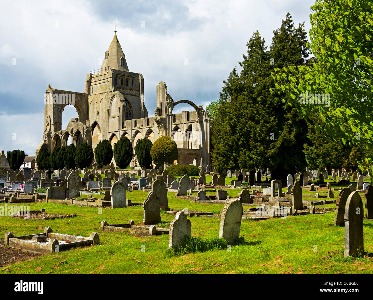 Croyland Abbey, Crowland, Lincolnshire, England UK Stock Photo - Alamy