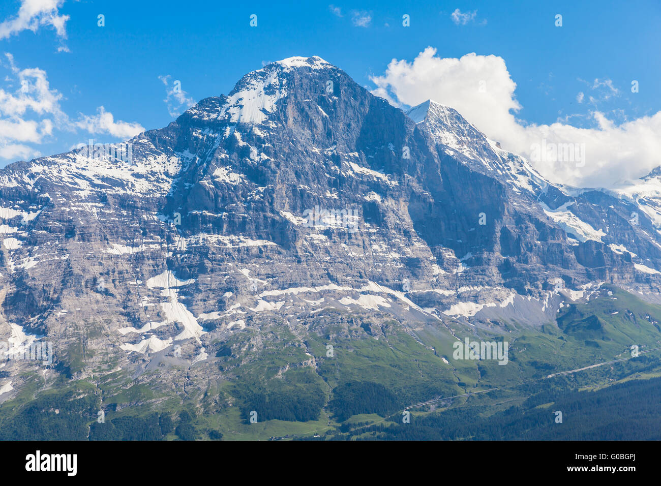 View of the famous north face of Eiger, Switzerland Stock Photo - Alamy