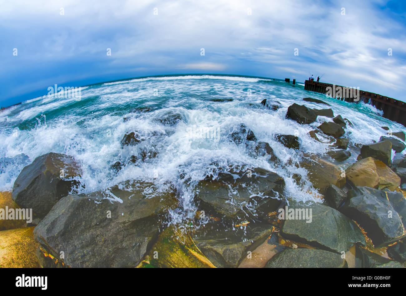 eroding coastlines throughout the east coast Stock Photo - Alamy