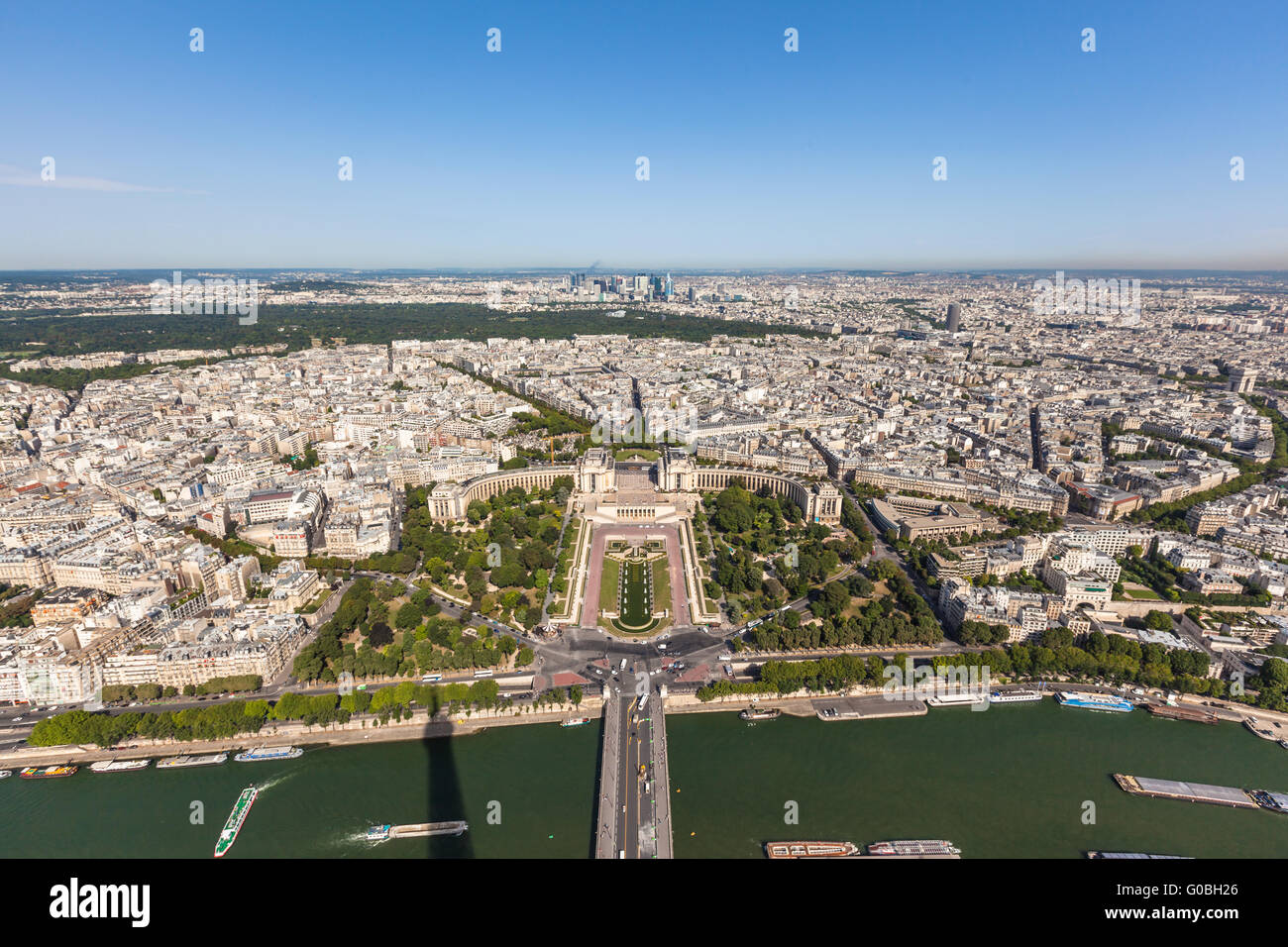 The eiffel tower wide angle hi-res stock photography and images - Alamy