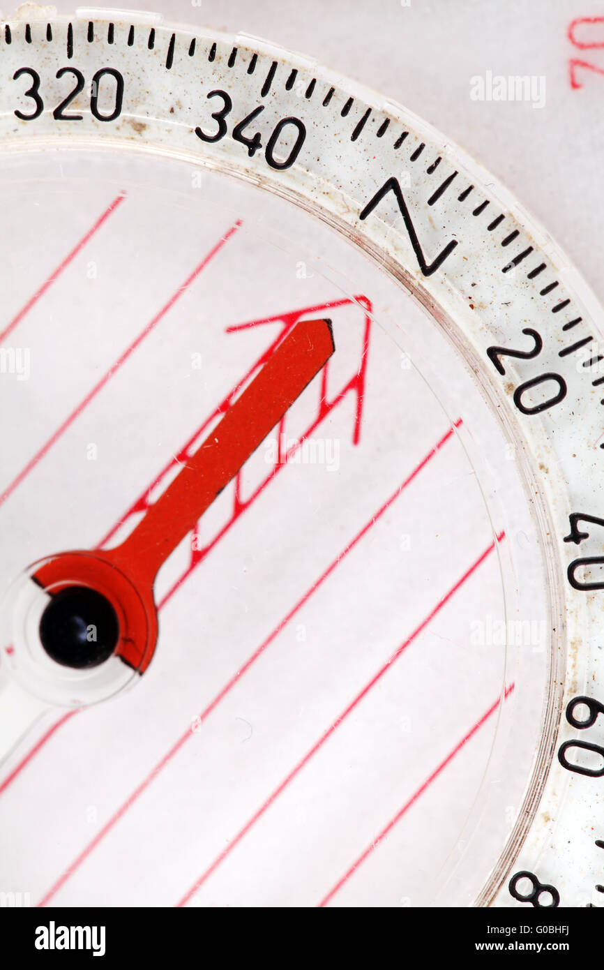 Compass needle pointing north hi-res stock photography and images - Alamy