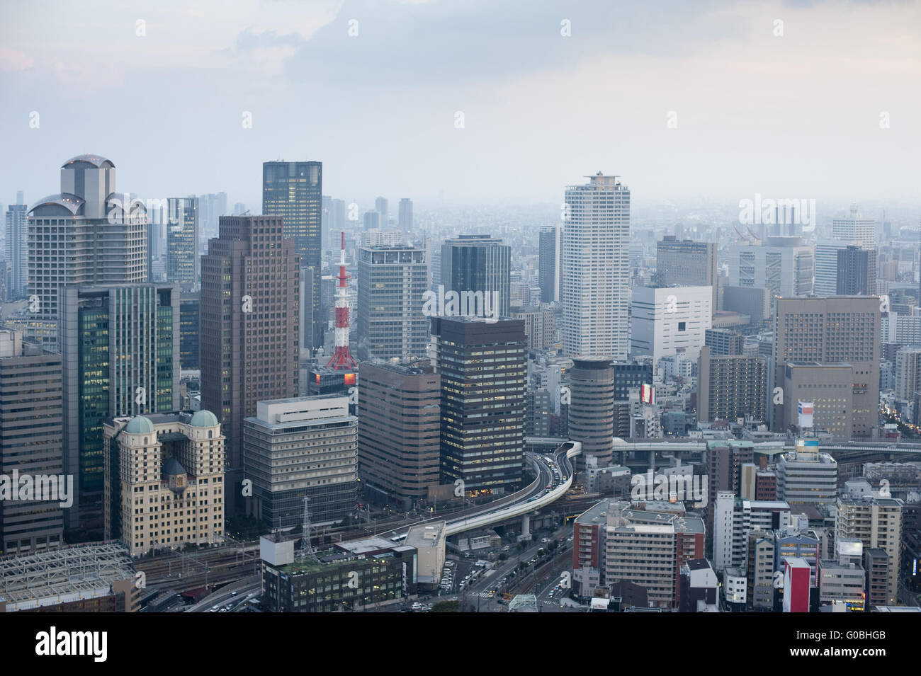 Skyline of osaka hi-res stock photography and images - Alamy