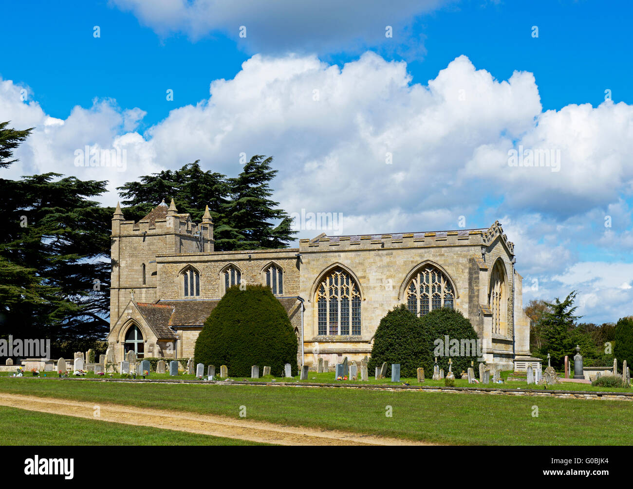 St Mary's Church, Marholm, Cambridgeshire, England UK Stock Photo - Alamy