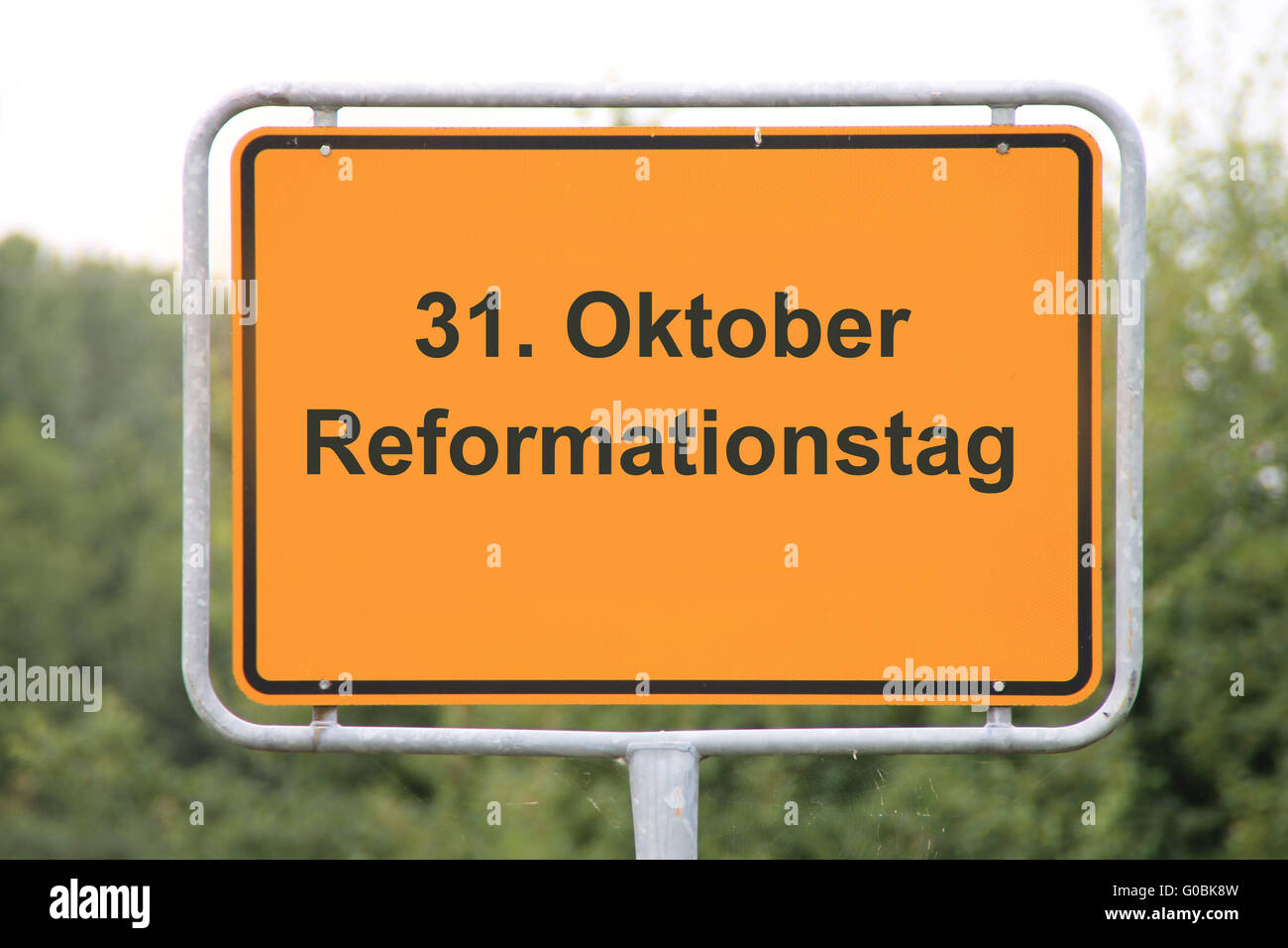 A sign Reformation Stock Photo - Alamy