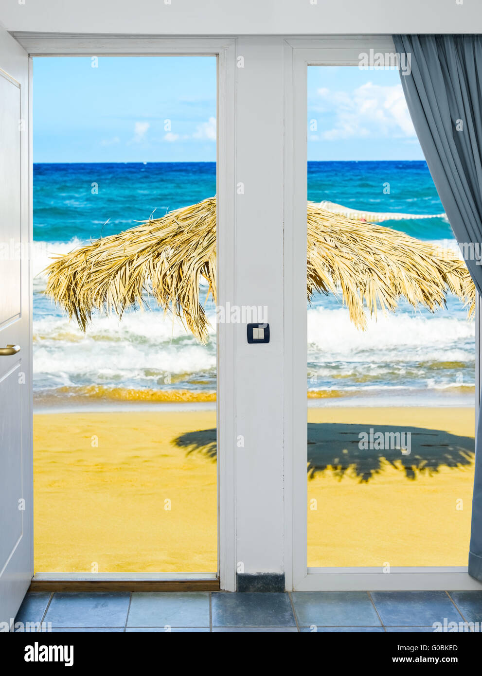 Inside summer scene windows hi-res stock photography and images - Alamy