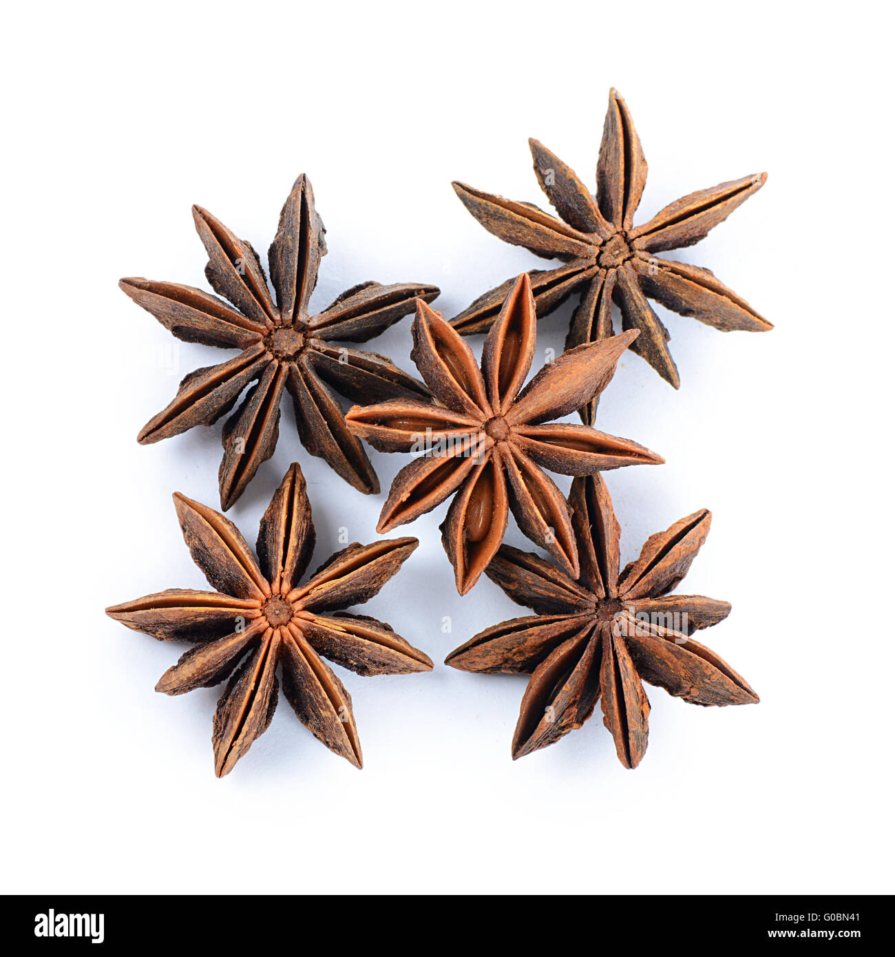 Anise isolated on white background Stock Photo - Alamy
