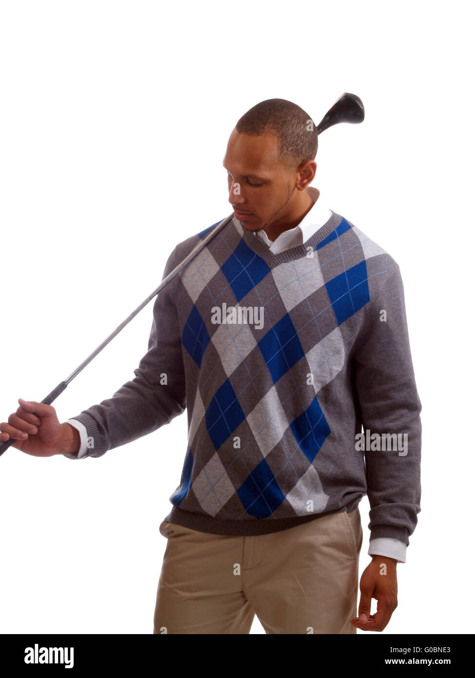 Club over shoulder hi-res stock photography and images - Alamy