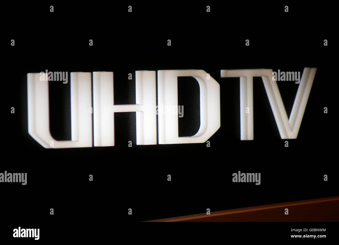 das Logo der Marke "UHDtv", Berlin Stock Photo - Alamy
