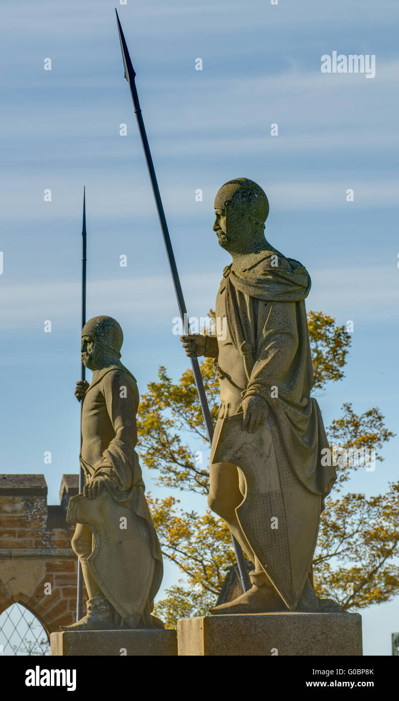 Castle Guardian of Hohenzollern Stock Photo - Alamy