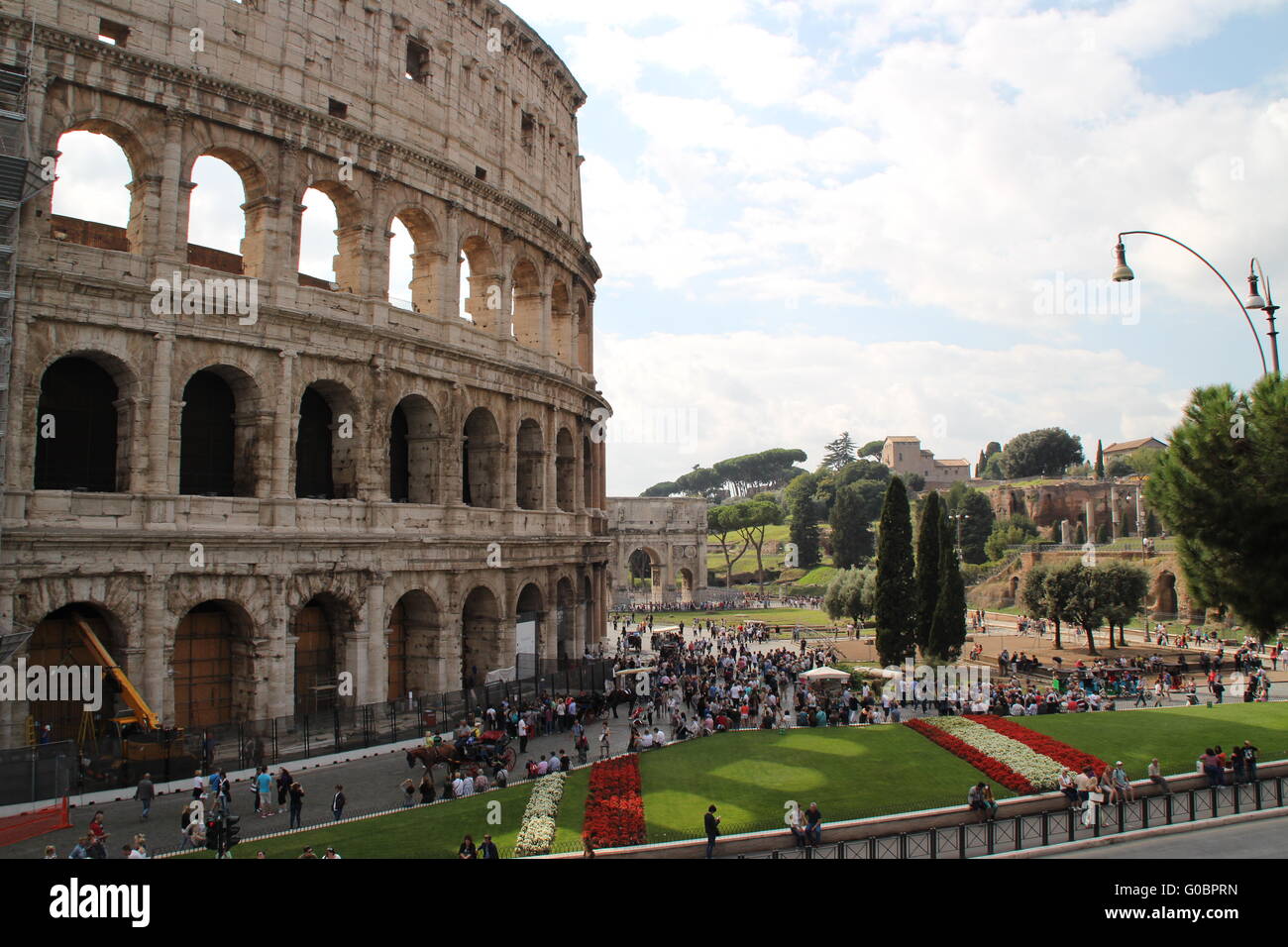 The coliseum in rome Stock Photo - Alamy