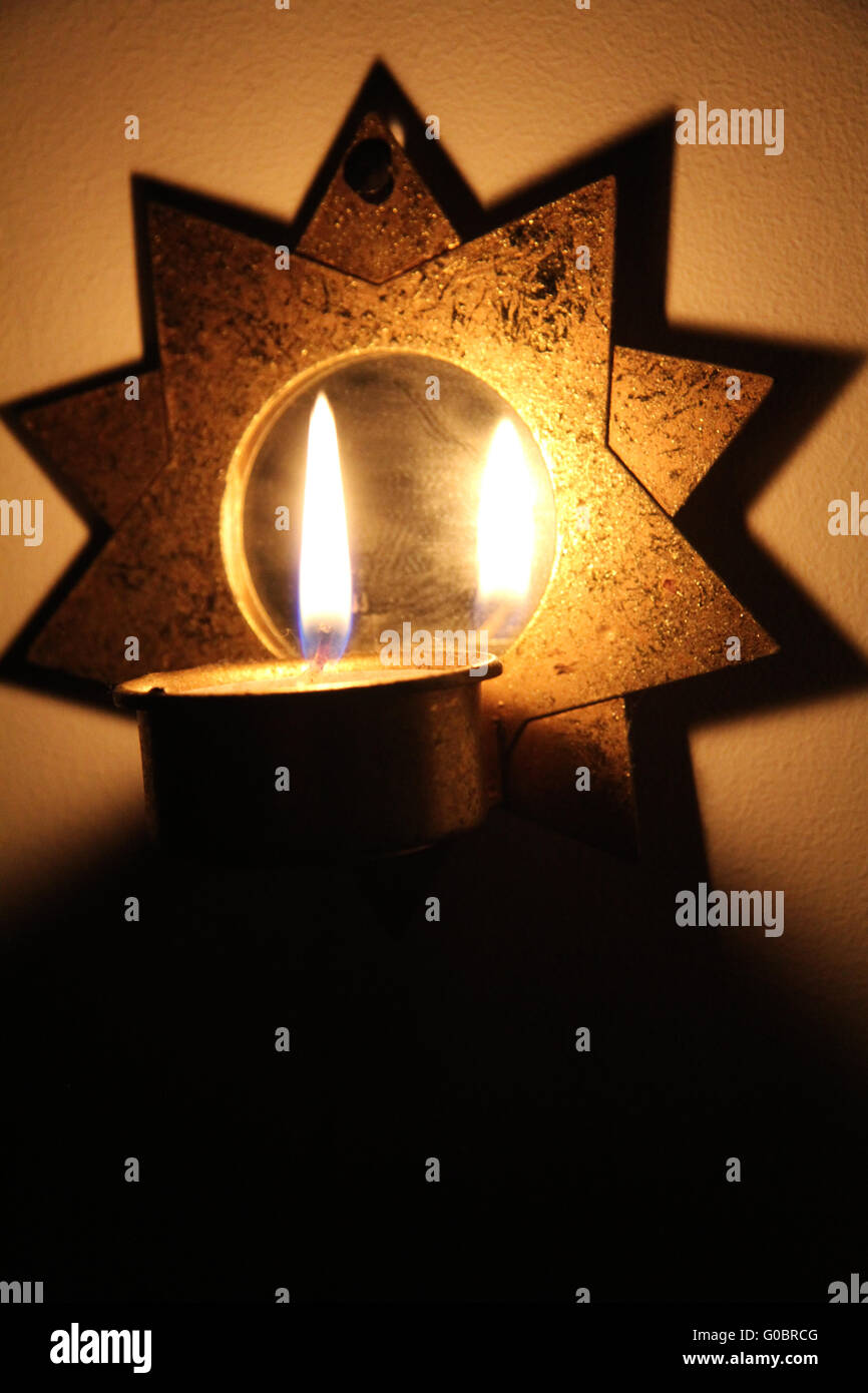 Reflection of candle hi-res stock photography and images - Alamy