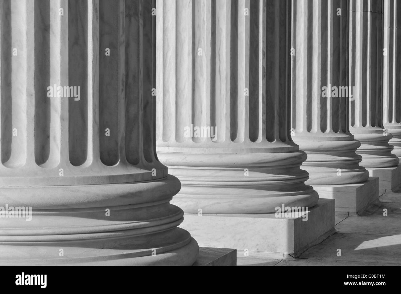Columns at the Supreme Court of the United States Stock Photo - Alamy