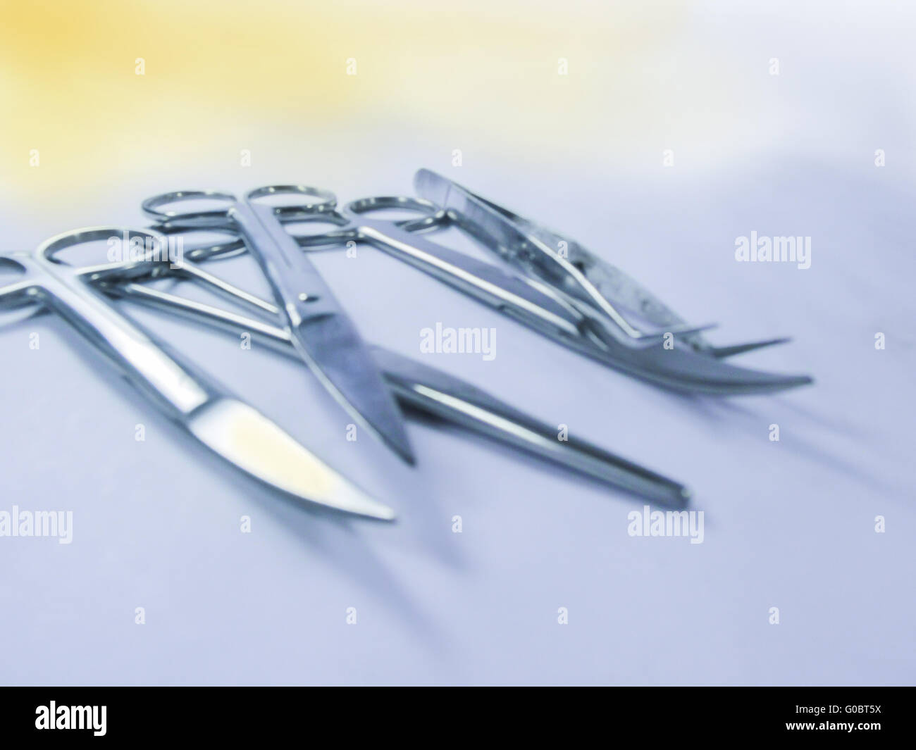 Surgical instruments in a setup Stock Photo - Alamy