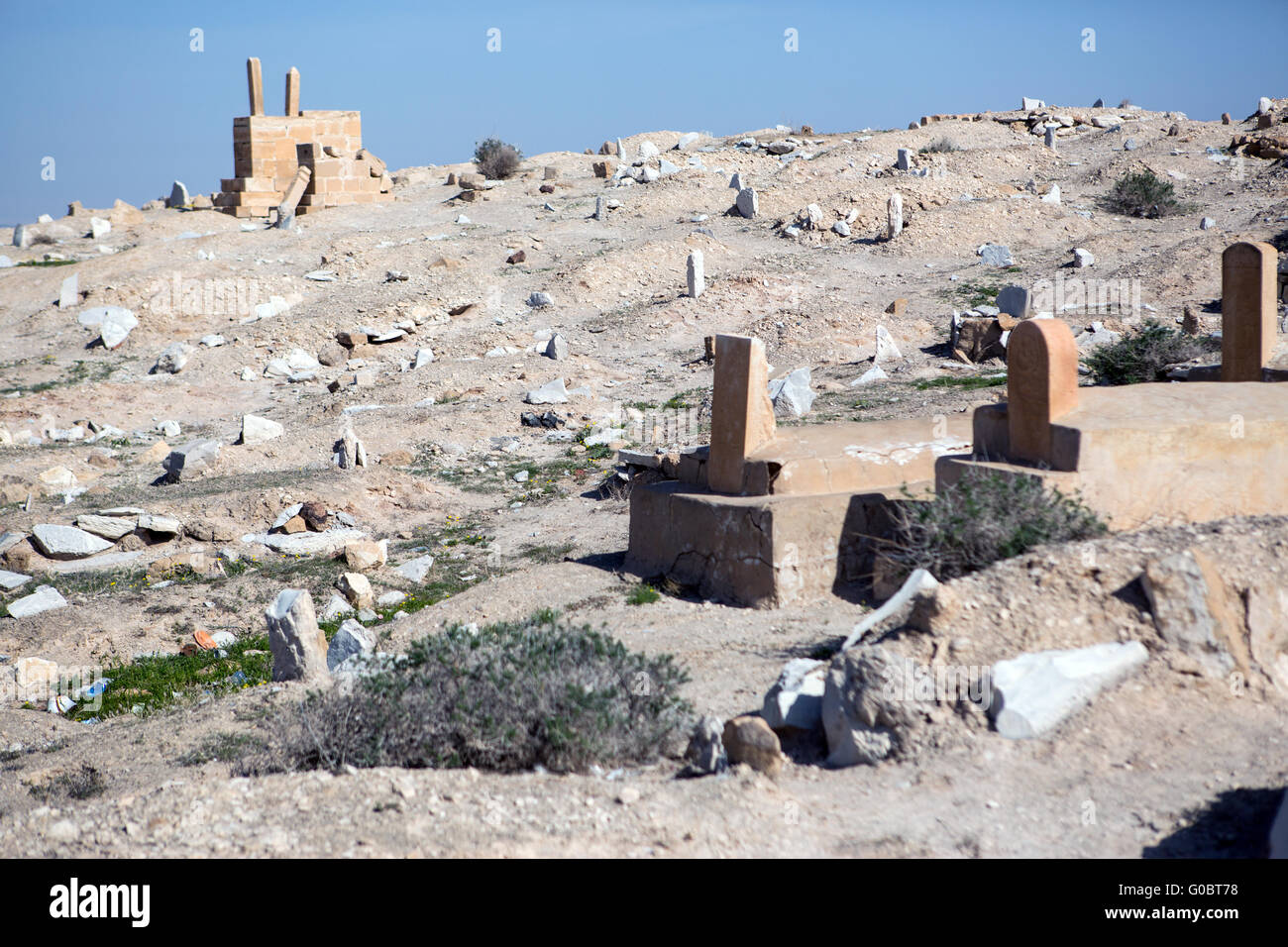 Nabi Musa site in the Judean desert , Israel Stock Photo - Alamy