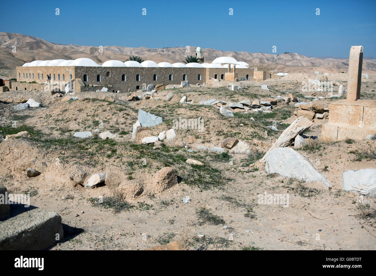 Nabi Musa site in the Judean desert , Israel Stock Photo - Alamy