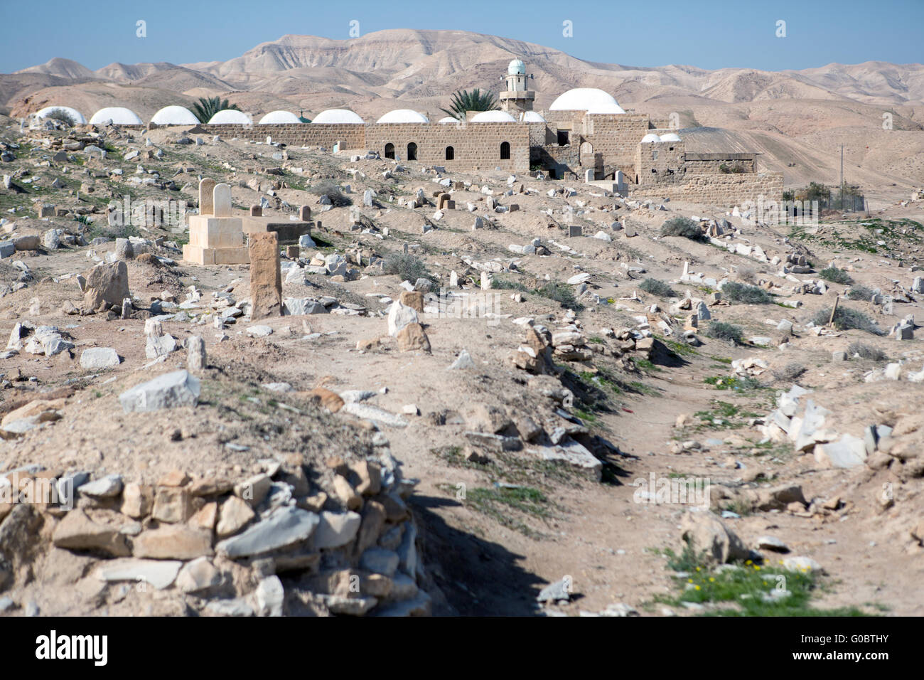 Nabi Musa site in the Judean desert , Israel Stock Photo - Alamy