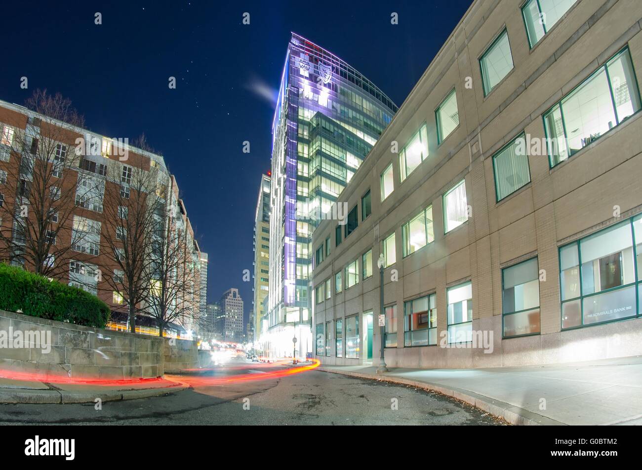 providence Rhode Island from the far side of the waterfront Stock Photo ...