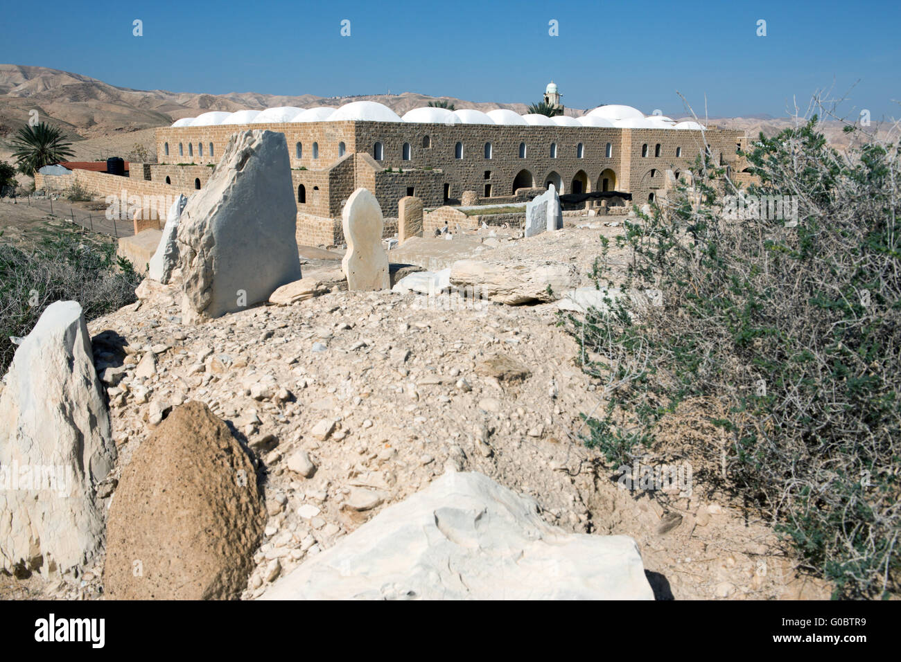 Nabi Musa site in the Judean desert , Israel Stock Photo - Alamy